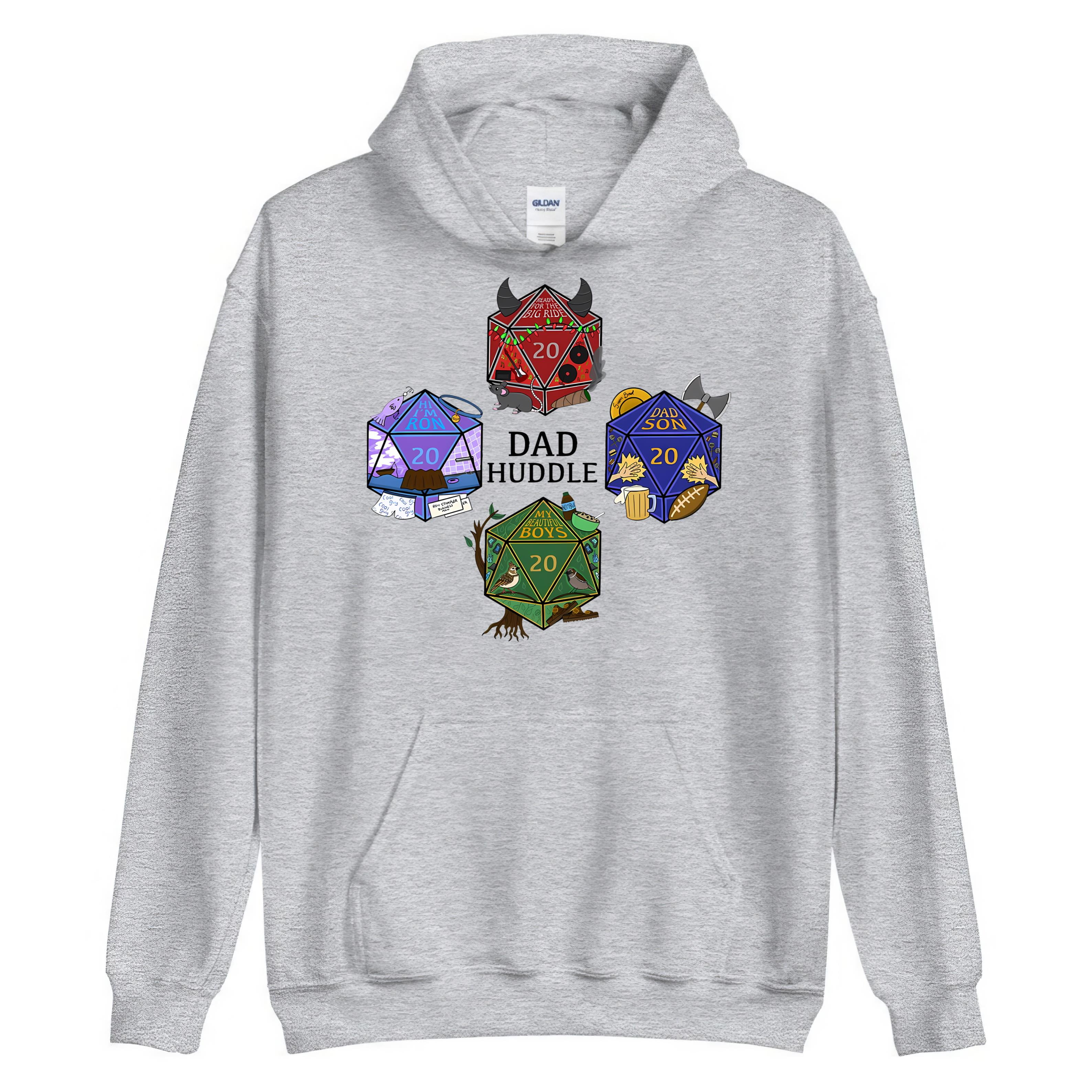 Dungeons and Daddies Odyssey Dice Set Essential Vintage T-Shirt ...