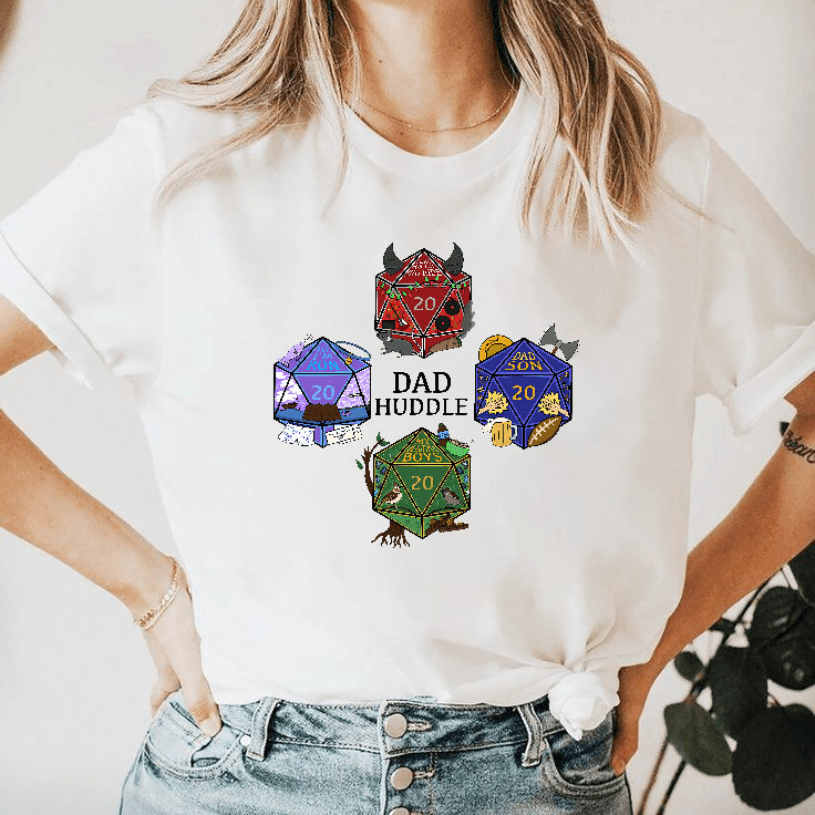 Dungeons and Daddies Odyssey Dice Set Funny Podcast Game Unisex T-shirt ...