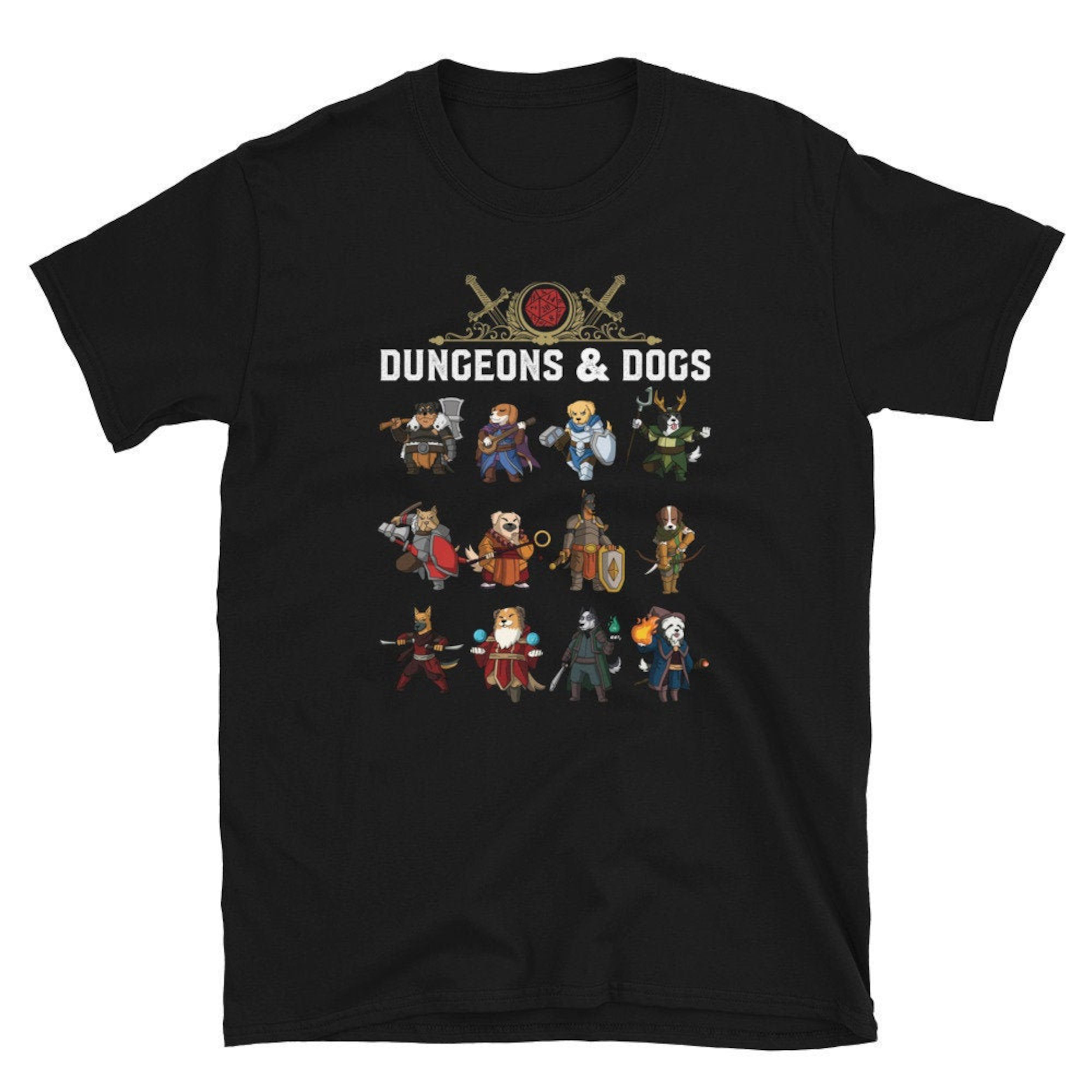 Dungeons and Dogs T-Shirt, DND Inspired shirt, D&D T-shirt, Dungeon ...