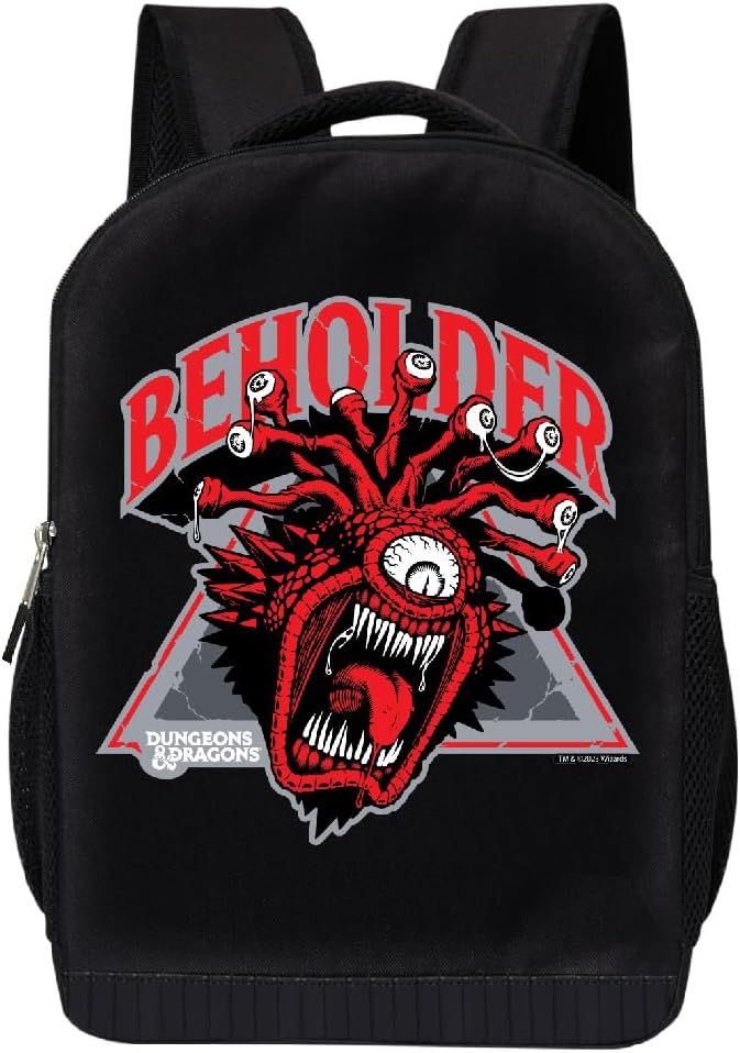 Dungeons and Dragons Backpack for Kids and Adults - 16 Inch Mesh Padded ...