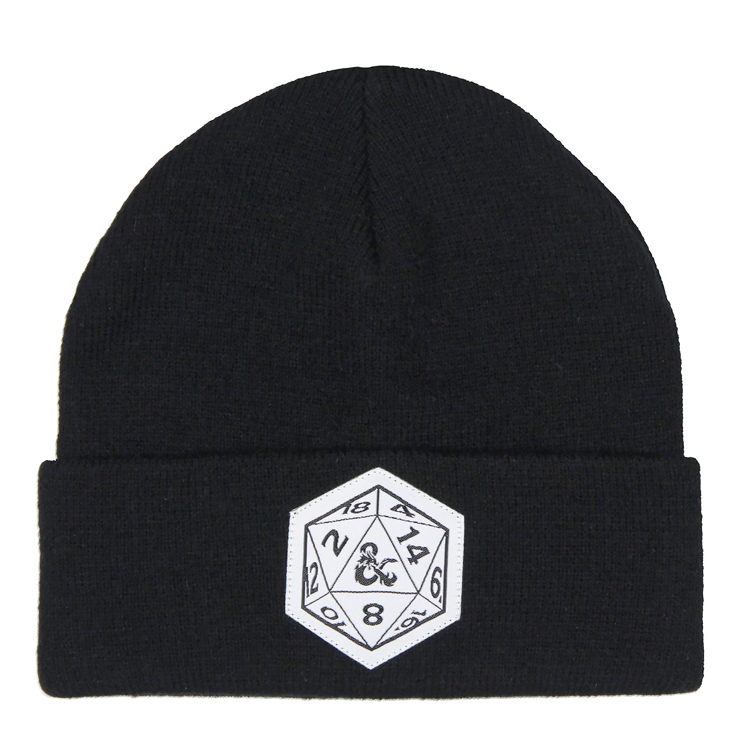 Seven Times Six Dungeons and Dragons Beanie, d20 Dice Patch, Soft ...