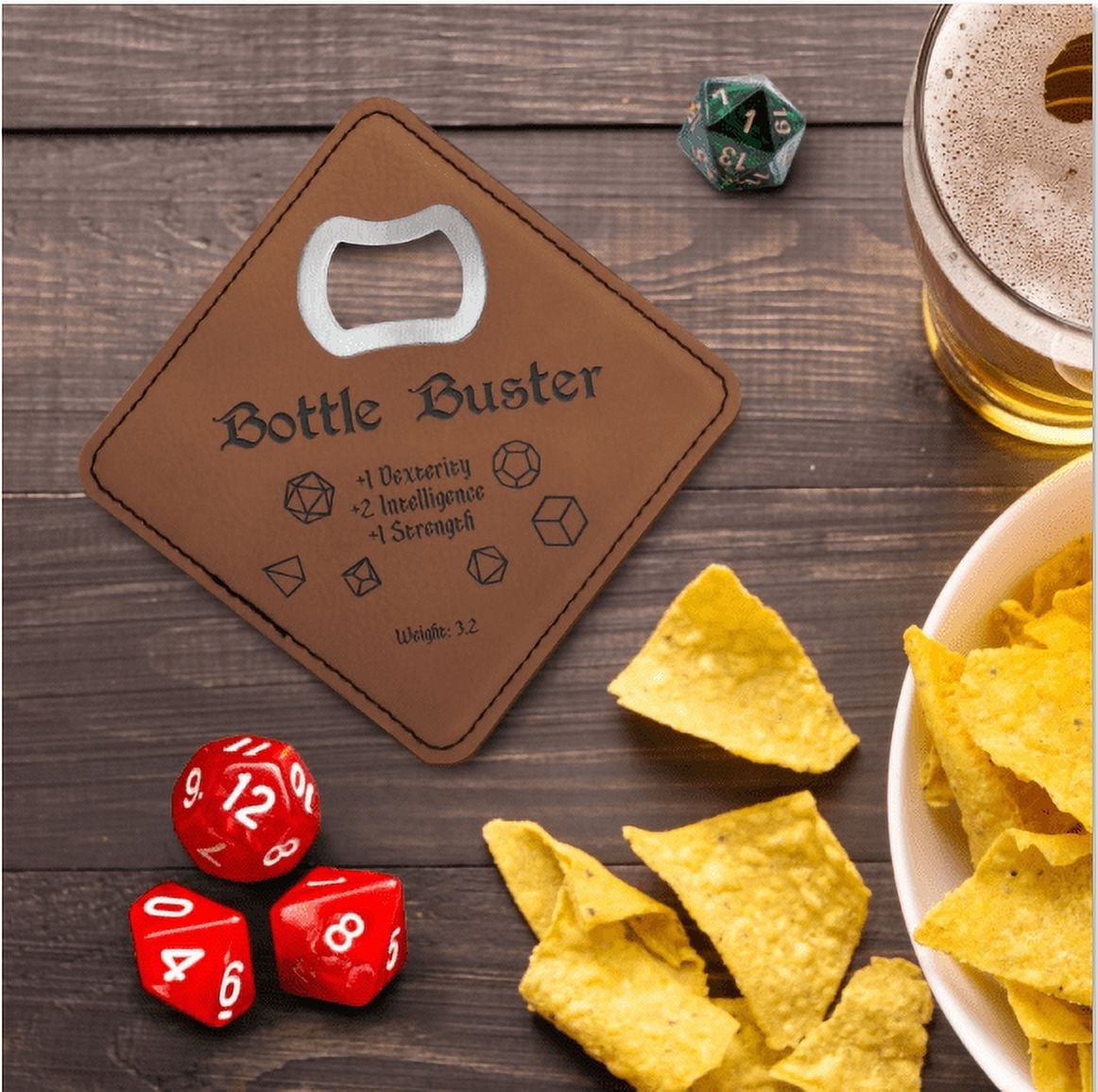 Dungeons and Dragons Bottle Buster DnD Coaster Bottle Opener | DnD Gift ...