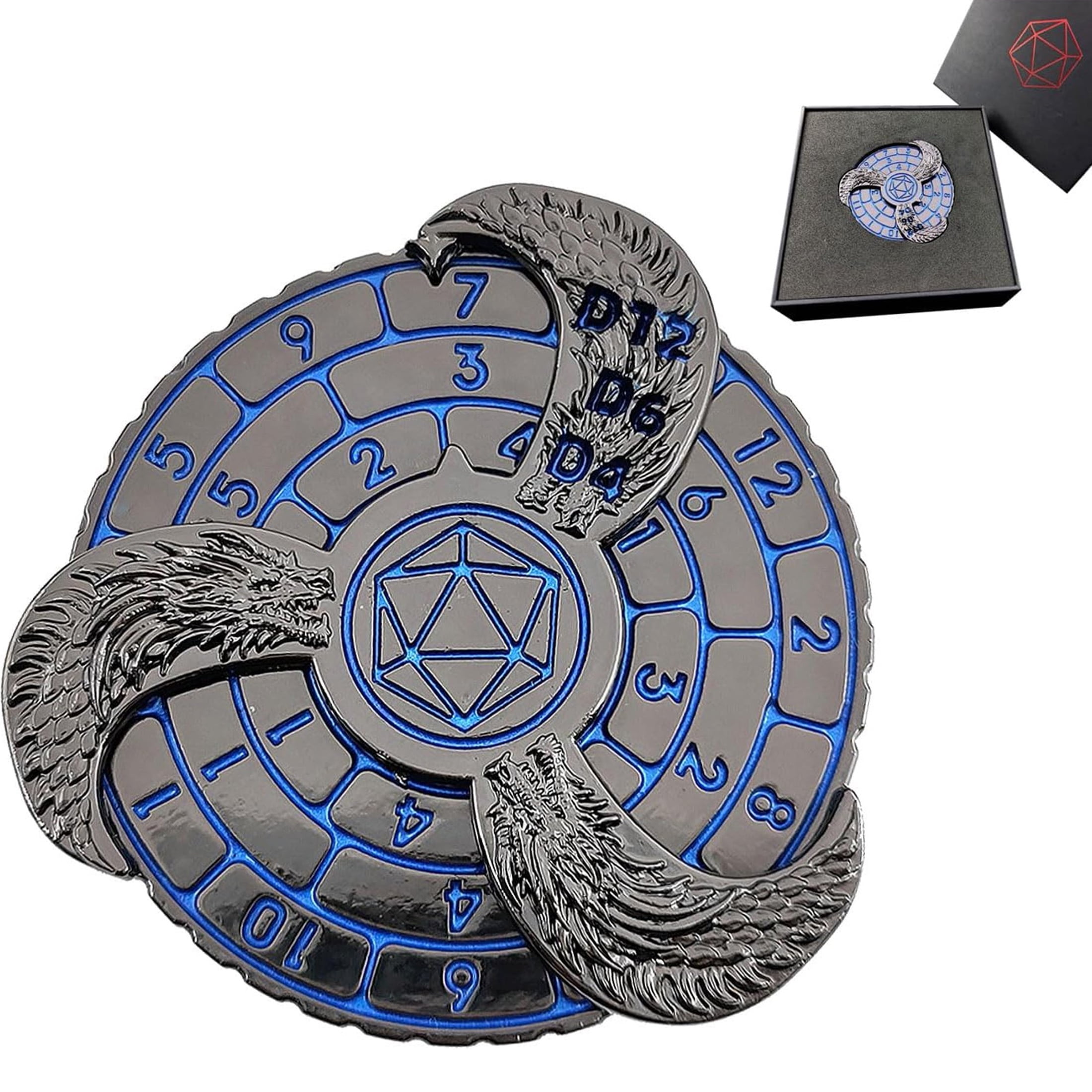Dungeons and Dragons Hand Dice Spinner, DND Dice Spinner, Both D&D ...