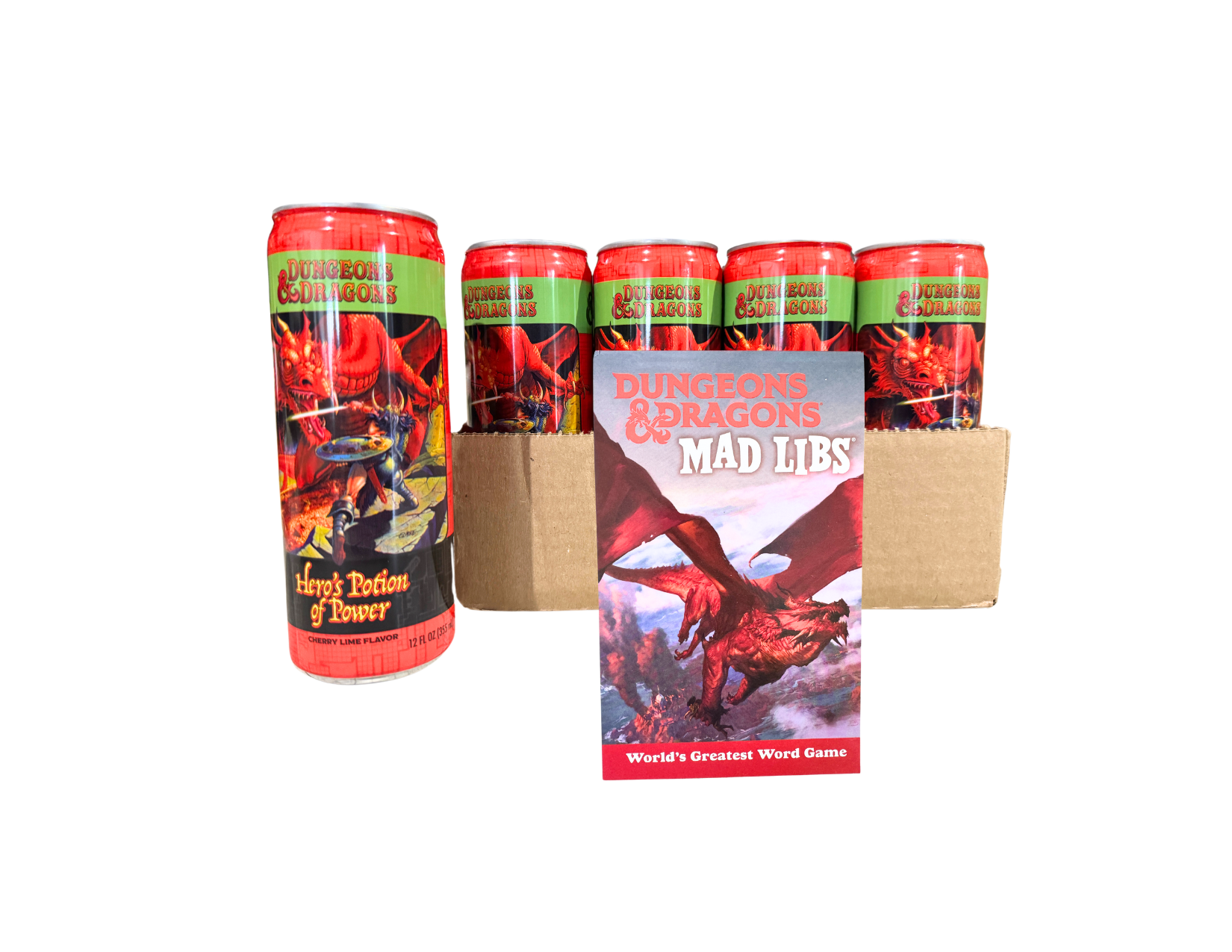 Dungeons and Dragons Heroâ s Potion of Power Cherry Lime Drink 6 Pack ...