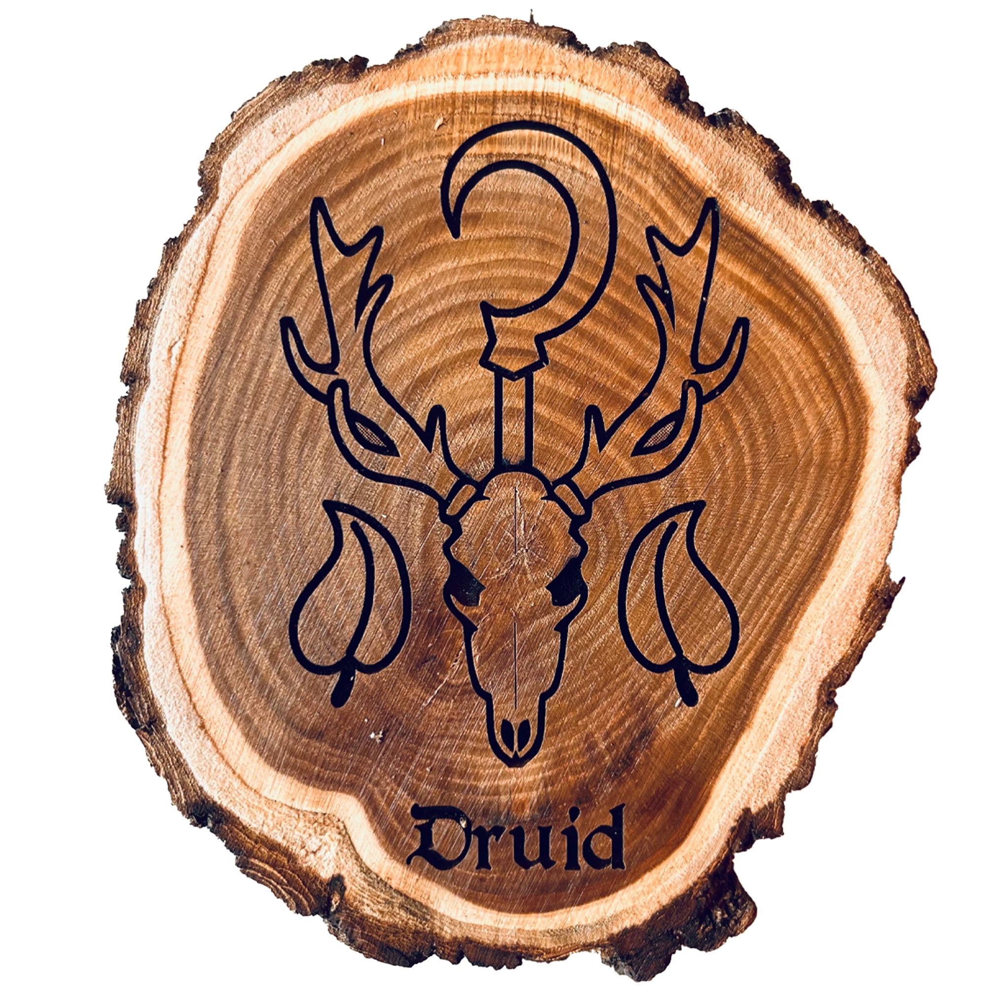 Dungeons and Dragons Real Wood Druid DnD Coaster | DnD Accessories ...
