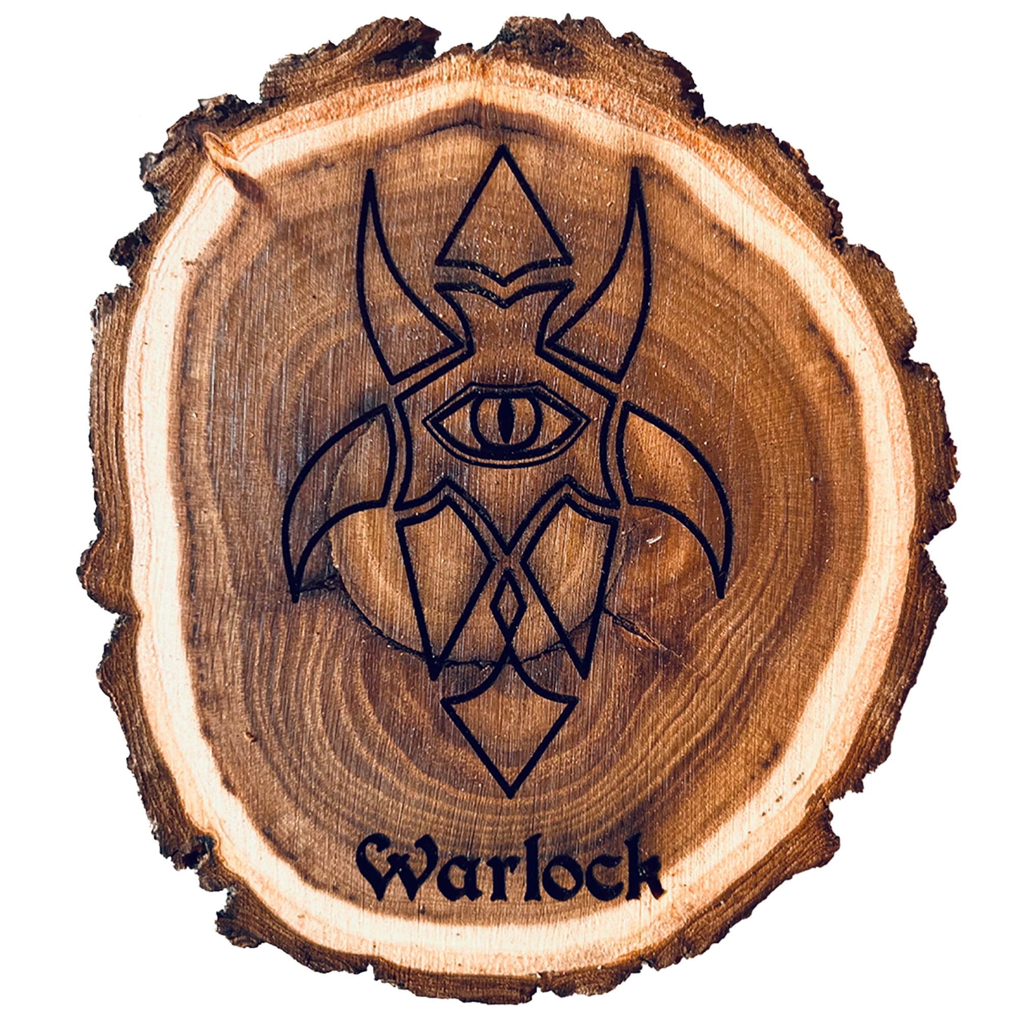 Dungeons and Dragons Real Wood Warlock DnD Coaster | DnD Accessories ...
