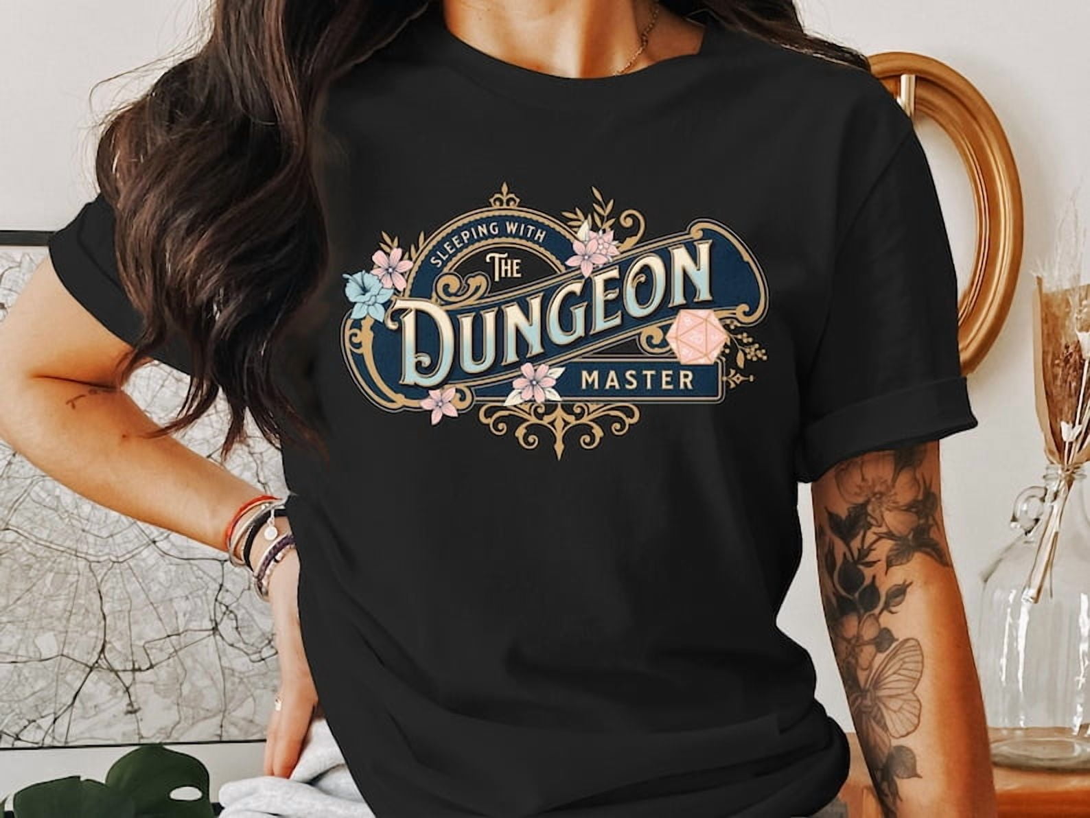 Dungeons and Dragons Sleeping With the Dungeon Master T-shirt, Funny ...