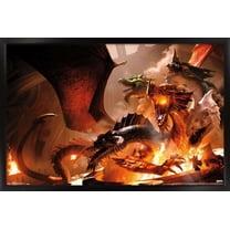 Dungeons and Dragons - TIAMAT Wall Poster, 22.375" x 34", Framed ...