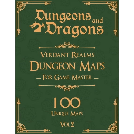 Dungeons and Dragons Verdant Realms Dungeon Maps for Game Masters Vol 2 ...