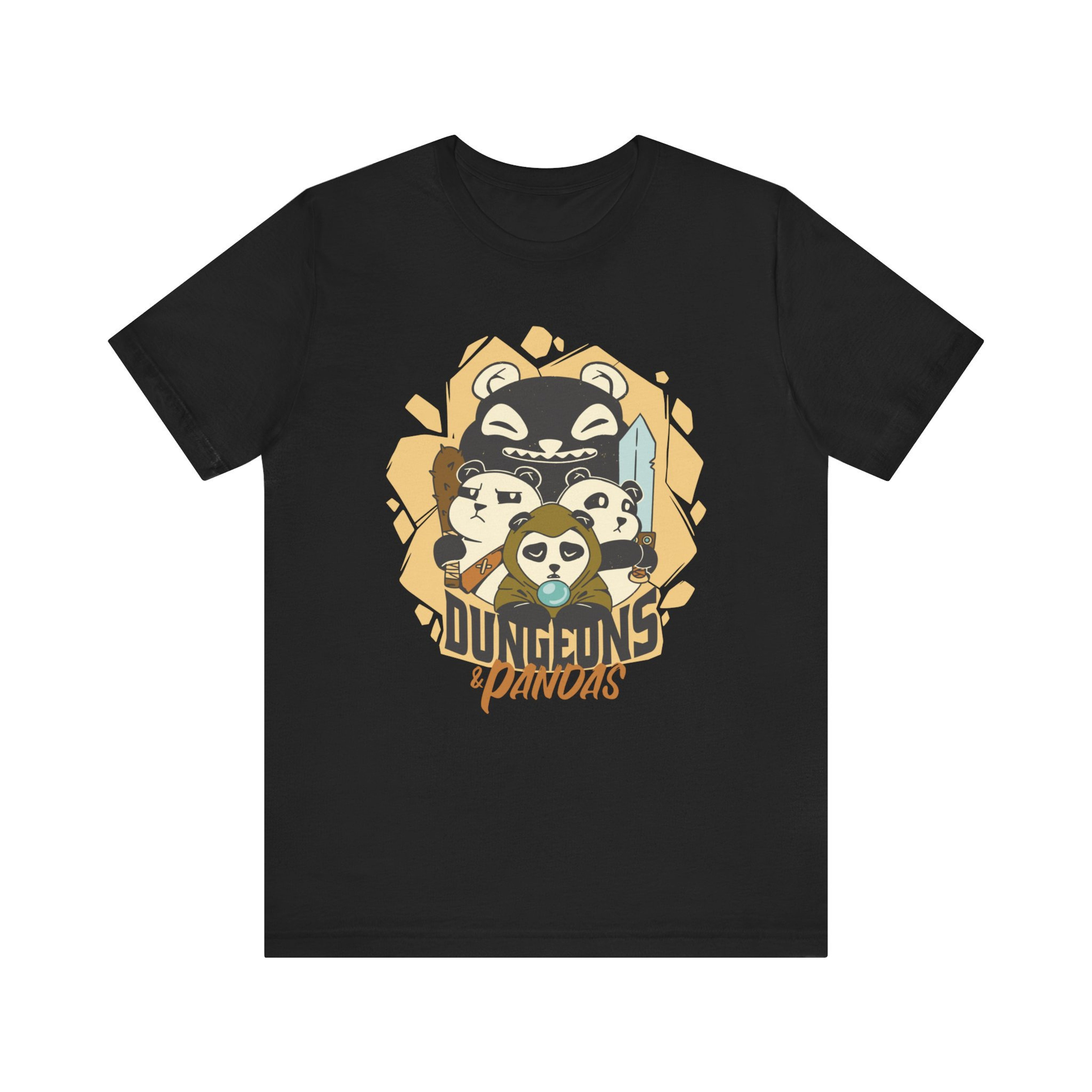 Dungeons and Pandas Shirt | D&D Parody Game Tee for Panda Lovers ...