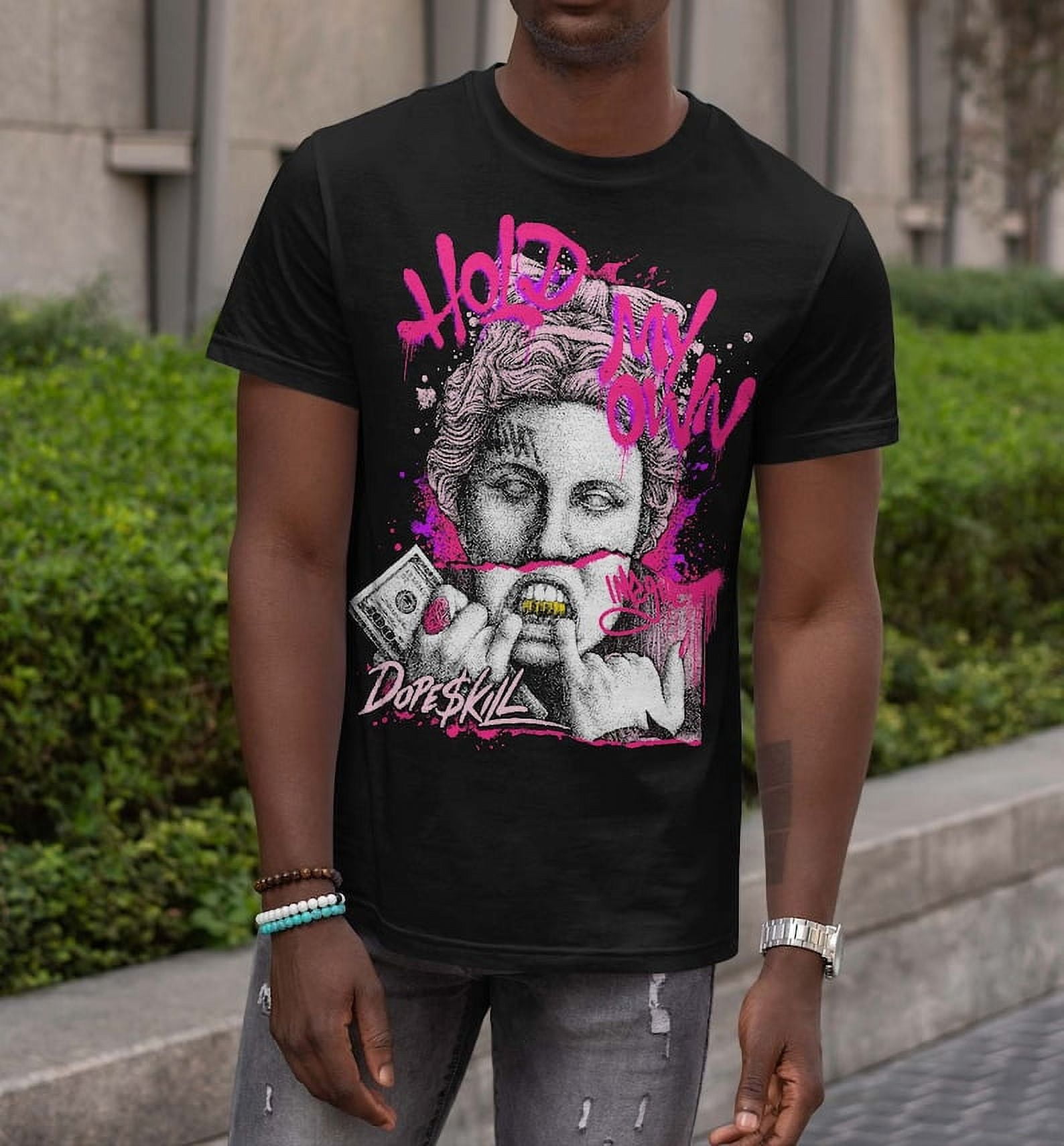 Dunk Low Pink Foam DopeSkill Unisex Shirt H.M.O Graphic Christmas Gift ...