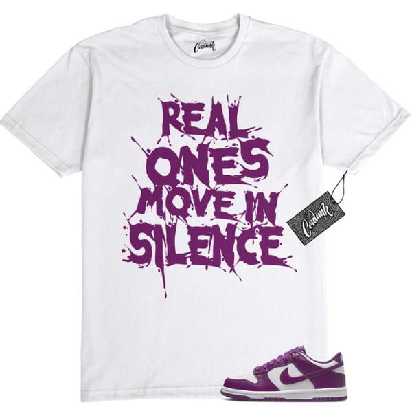 Dunk White Platinum Violet Viotech to Match ROM Top Unisex Comfort Tee ...