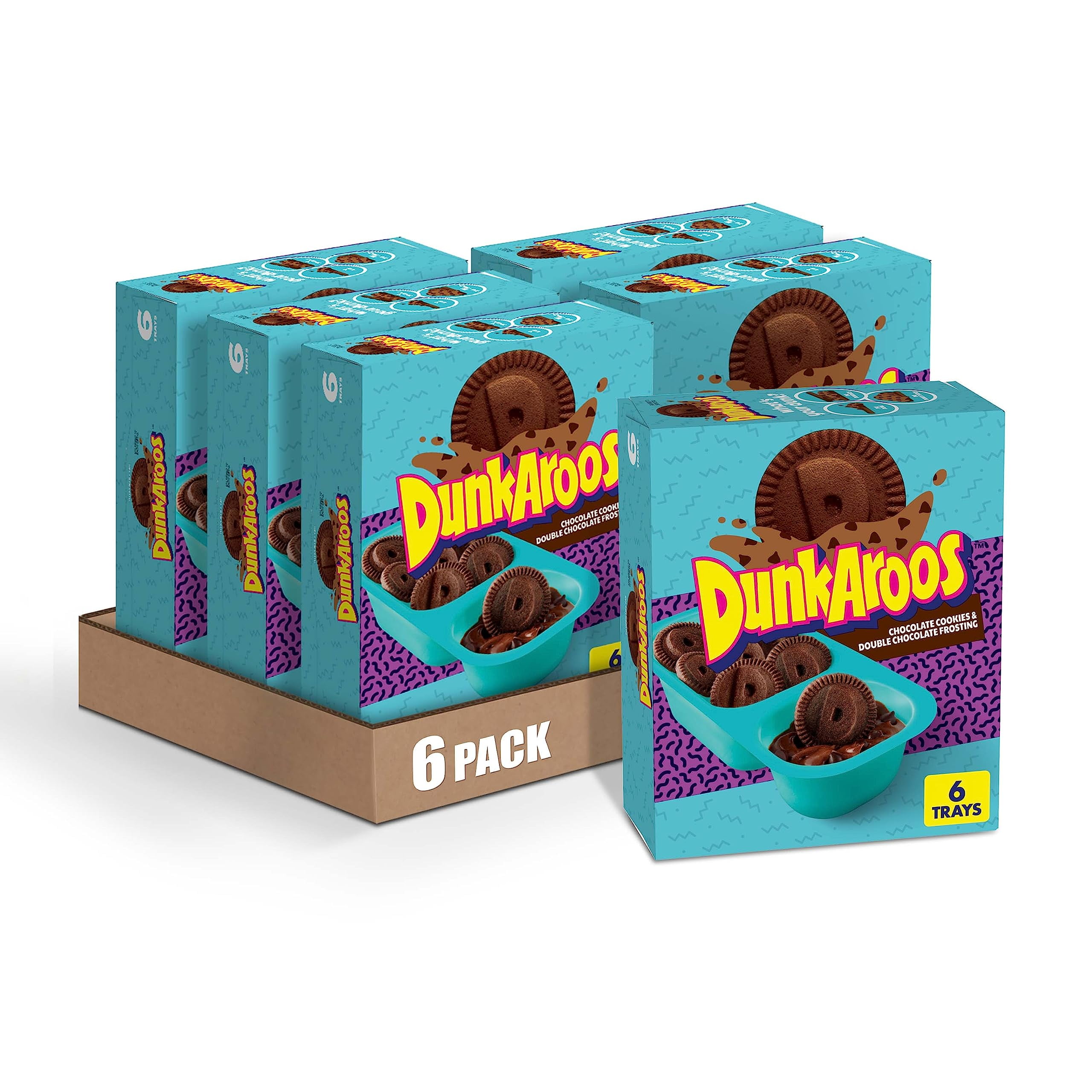DunkAroos Chocolate Cookies and YYF14 Double Chocolate Frosting, 6 ...