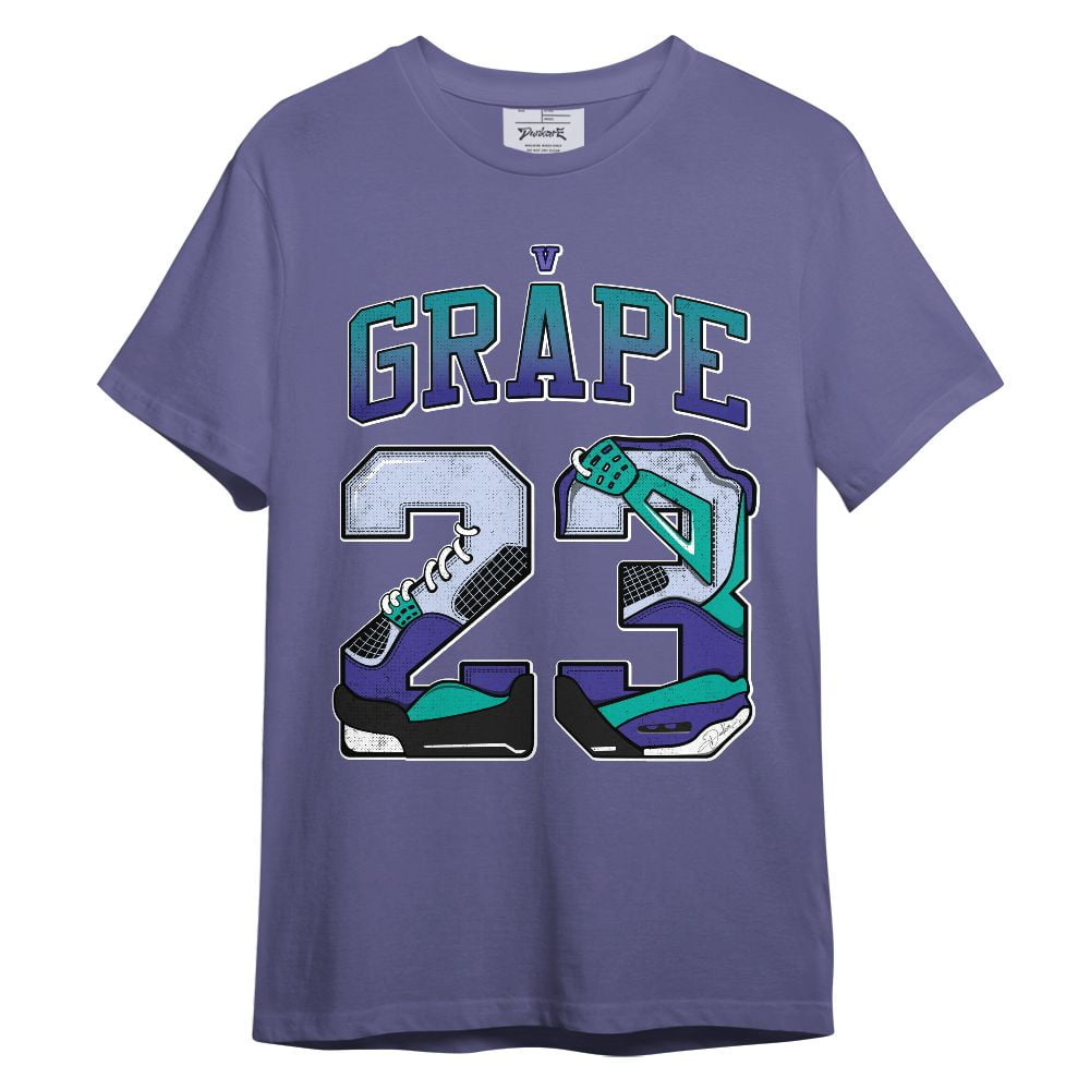 Dunkare Shirt to Match Retro Grape 5s - Number 23 Dirty 4s - Walmart.com