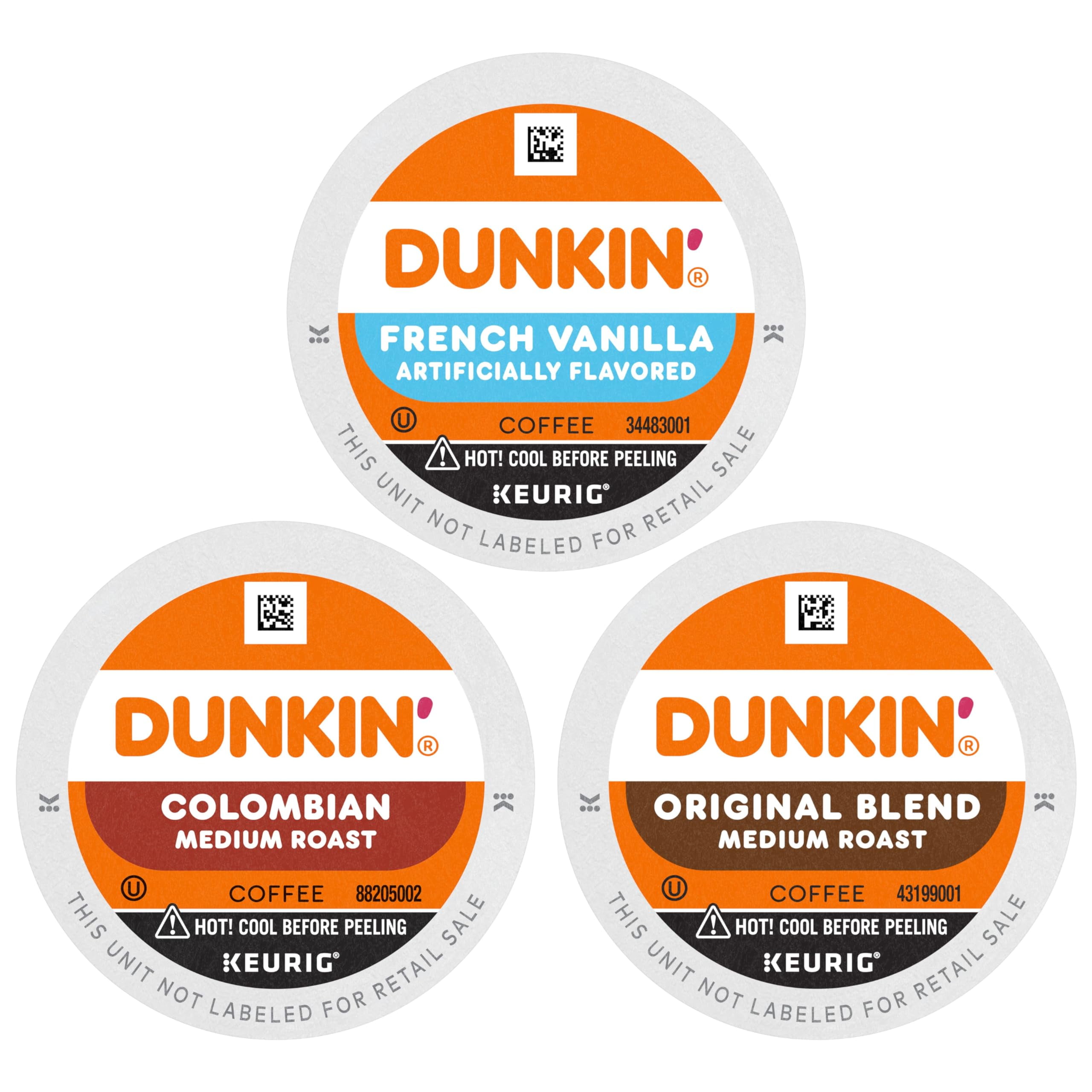 Dunkin' Best Sellers Coffee Variety Pack, 60 Keurig K-Cup Pods ...