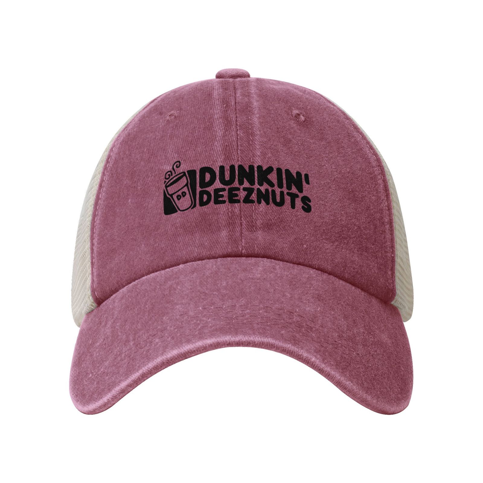 Dunkin Deez Nuts1 Unisex Cowboy Mesh Baseball Cap Adjustable Vintage ...