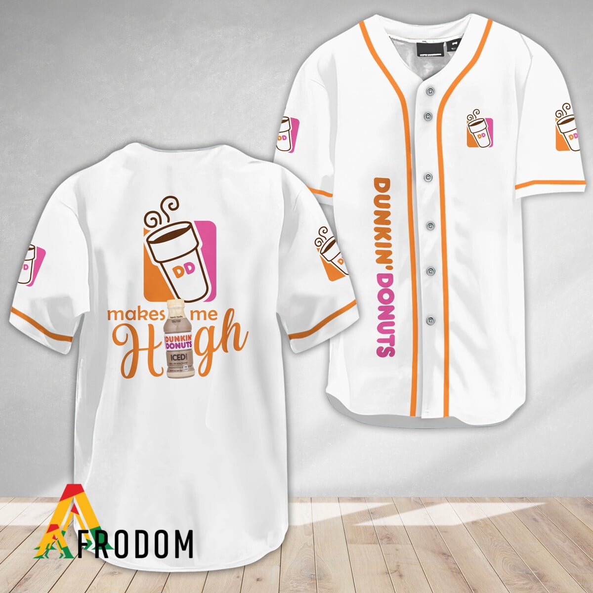 Dunkin Donut Make Me High Baseball Jersey - Hot Sale 2026 - Walmart.com