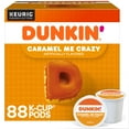 Dunkin' Donuts Coffee Pods, Caramel Me Crazy, Medium Roast, 22 Pods Per ...