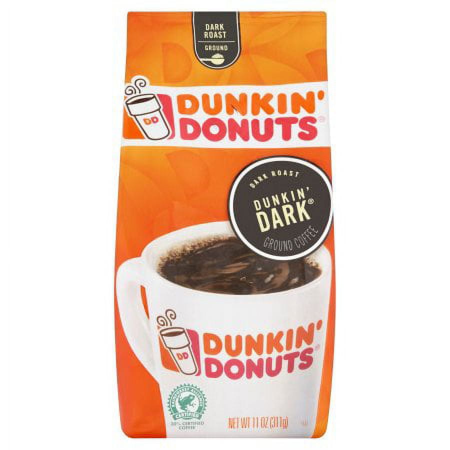 Dunkin' Donuts Dunkin' Dark Roast Ground Coffee 11 oz. (Pack of 3 ...