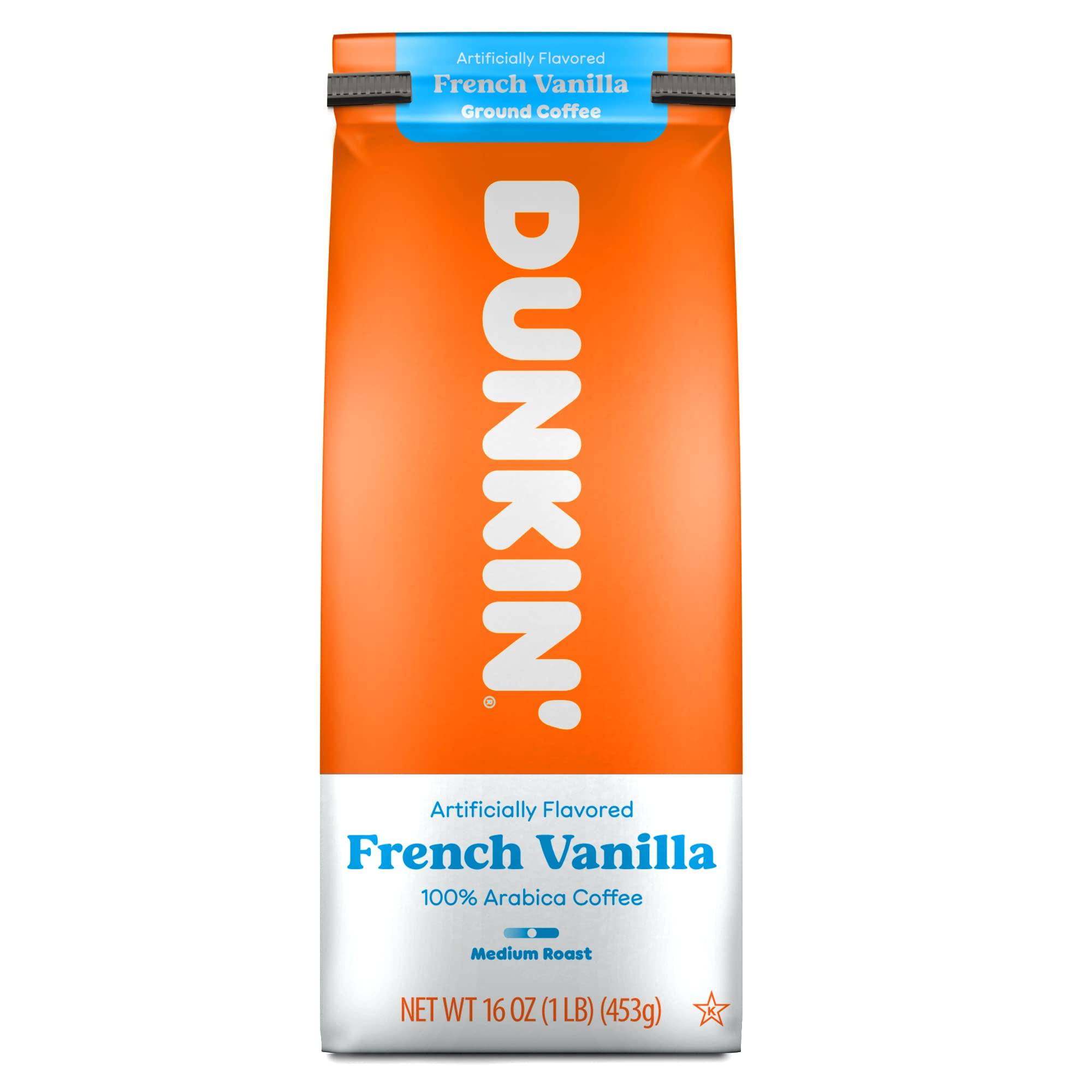 Dunkin Donuts French Vanilla Ground Coffee - 453G (16Oz.) Packaging May ...