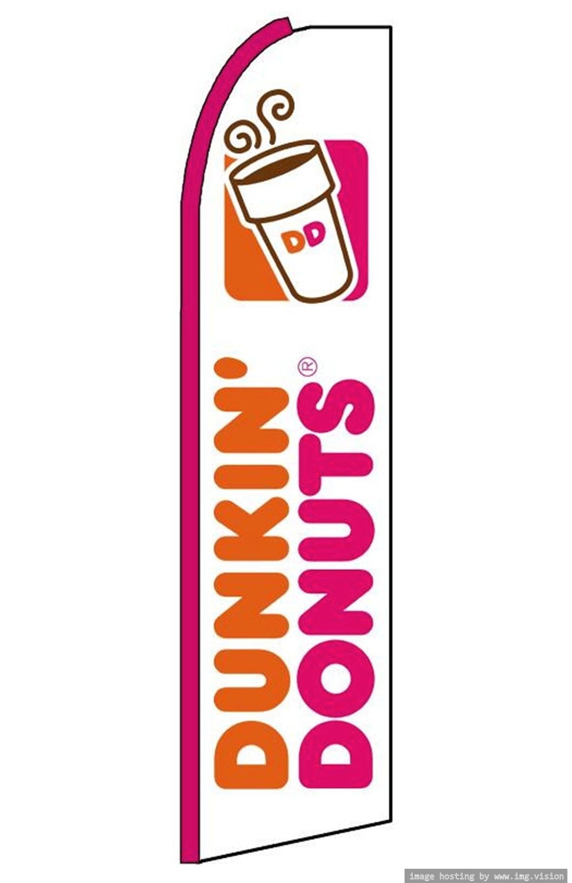 Dunkin Donuts Swooper Flag (Hardware Not Included) |Advertisement ...