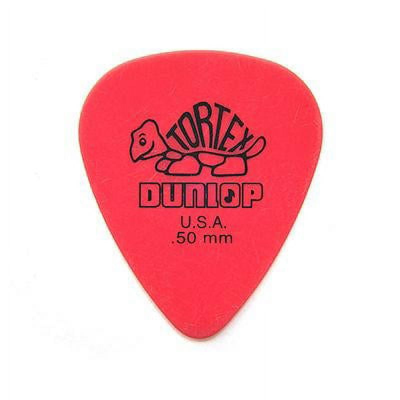 Dunlop 418P Tortex Red Picks, 12 Pack (.050) - Walmart.com