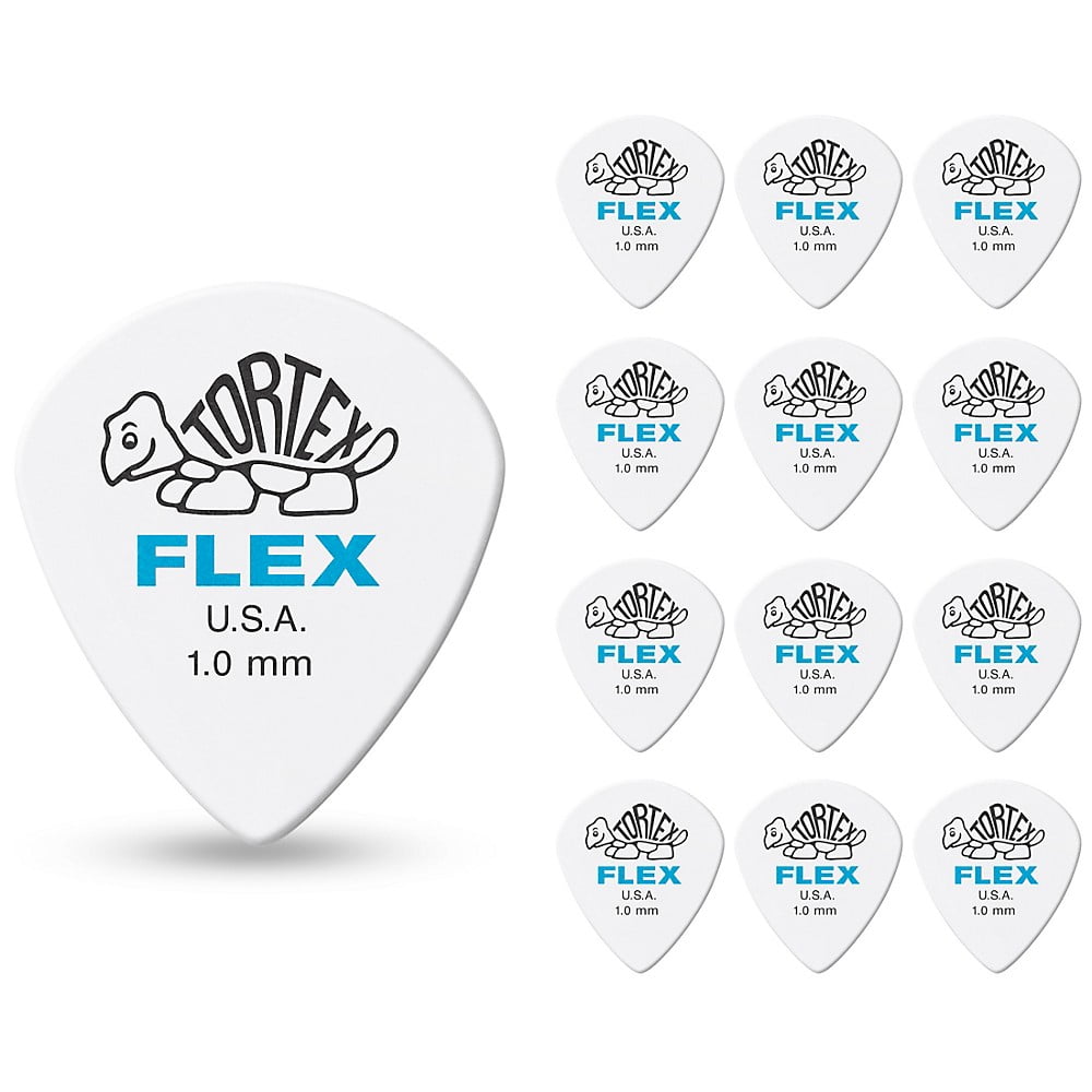 Dunlop 468 Tortex Flex Jazz III Picks 1.0 mm 12 Pack - Walmart.com