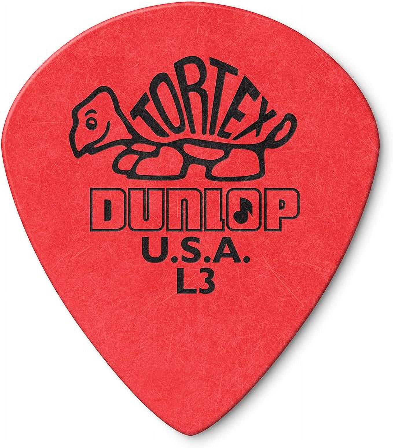 Dunlop 472RL3 L3 Red Tortex Jazz Picks 36 Pack - Walmart.com