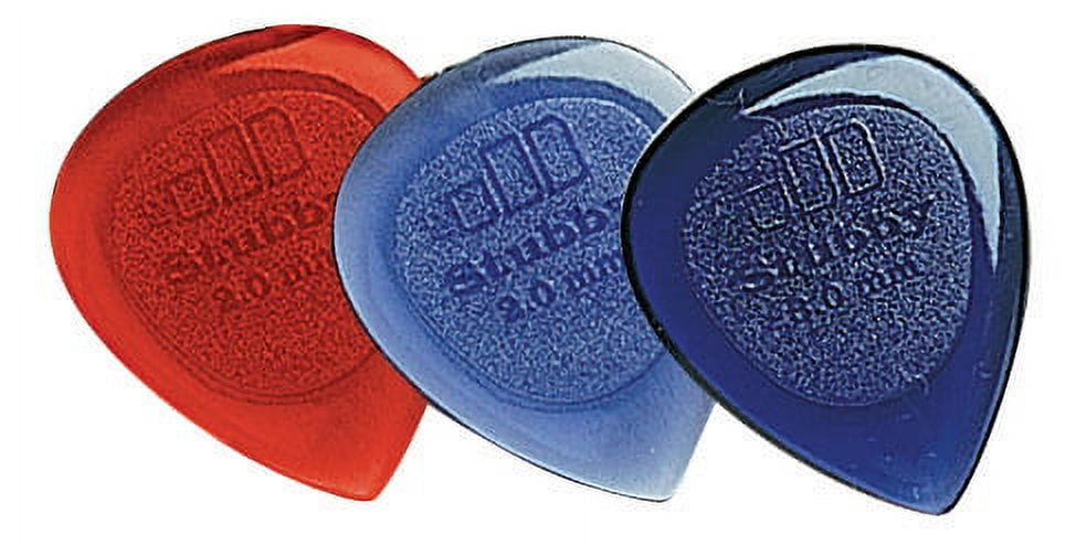 Dunlop Stubby Jazz Guitar Picks - Red - 1.0mm Gauge - 24 Pack - Walmart.com