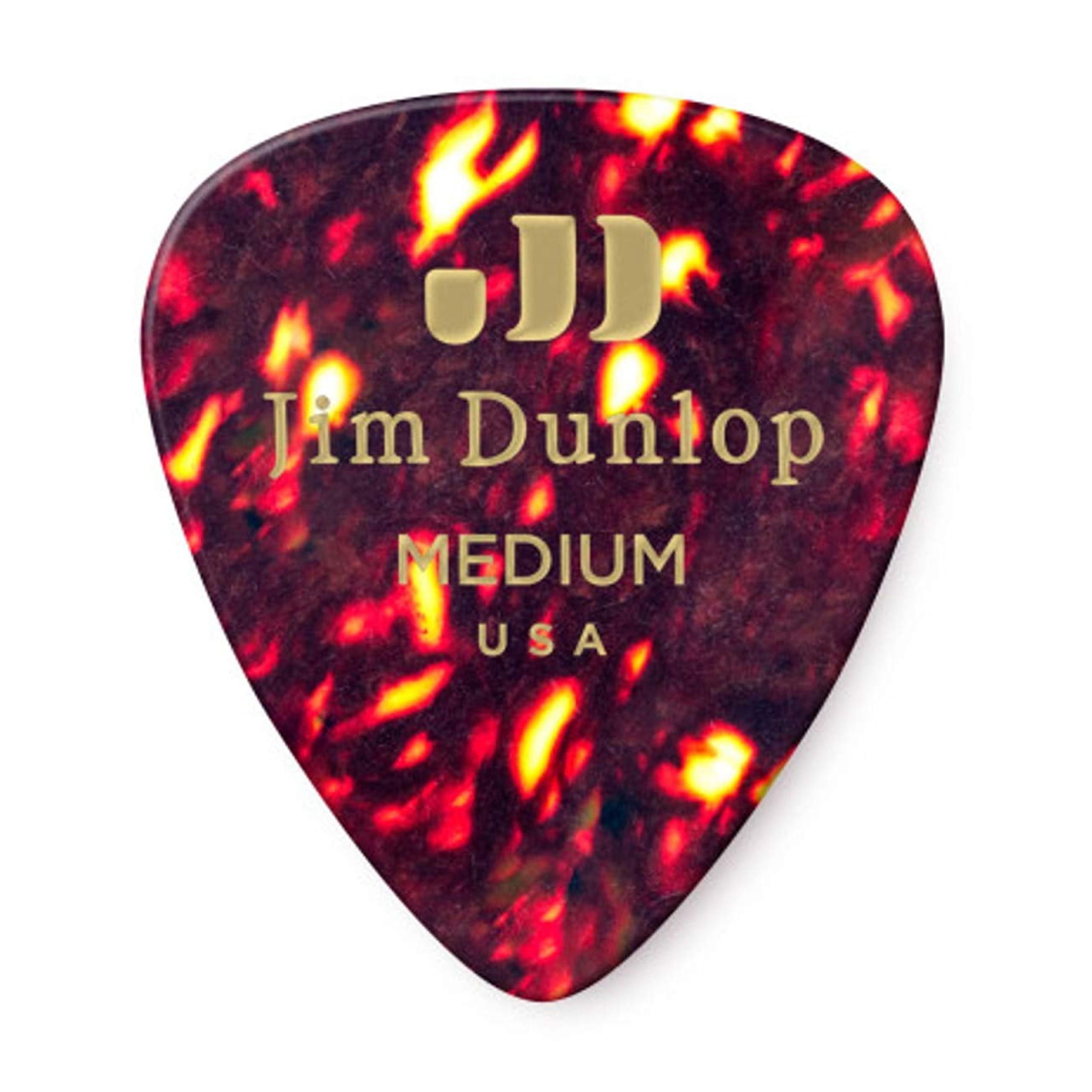 Dunlop Celluloid Classic Guitar Picks 1 Dozen Shell Medium - Walmart.com