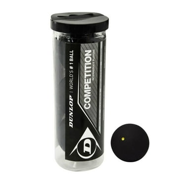 Dunlop Competition Single Dot Squash Ball BOX 12-Balls - Walmart.com