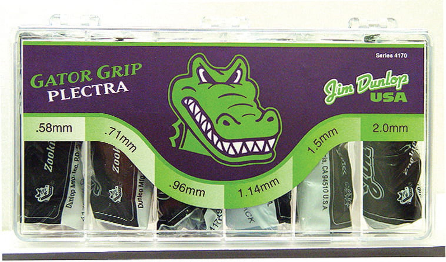 Dunlop Gator Grip Cabinet of 360 Assorted Picks - Walmart.com