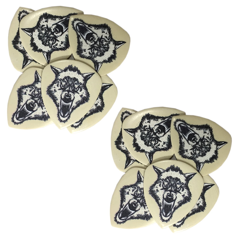 Dunlop Guitar PIcks White Fang 12 Picks 1.0mm James Hetfield - Walmart.com