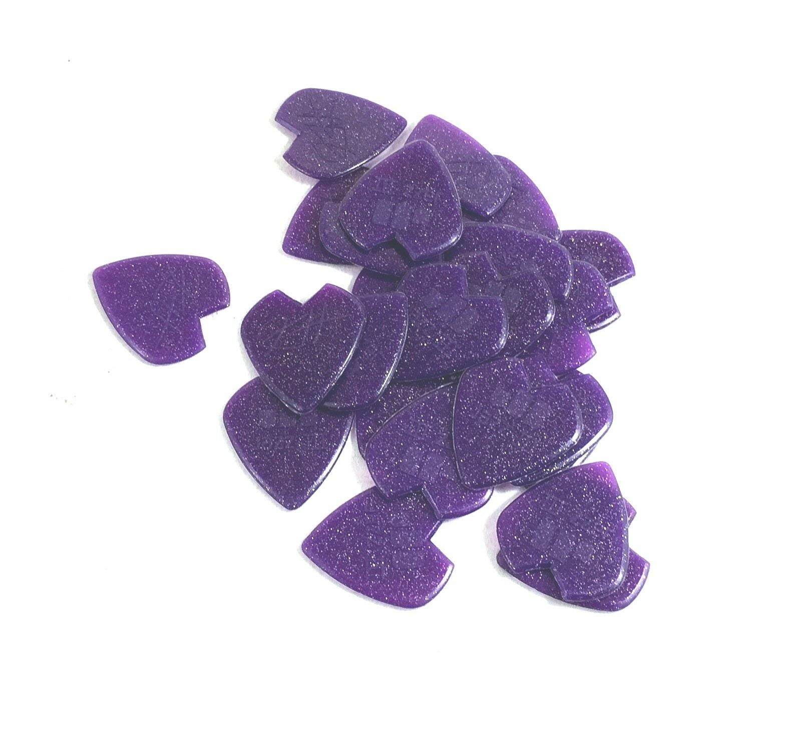 Dunlop Guitar Picks Kirk Hammett 24 Pack Jazz III Purple Sparkle ...