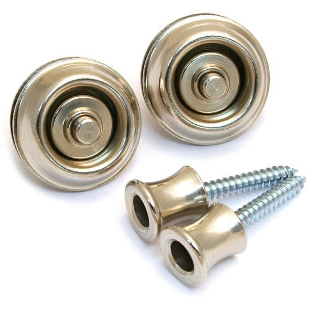 Dunlop Nickel SLS1101N Straplock Replacement Parts with 2 Screws, 4.5 ...