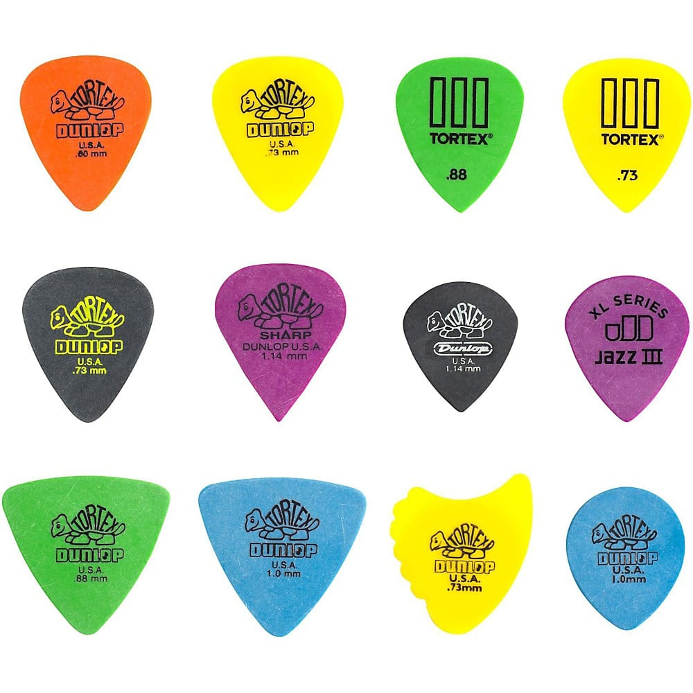 Dunlop PVP110 Pick Tortex Variety 12 Pack - Walmart.com