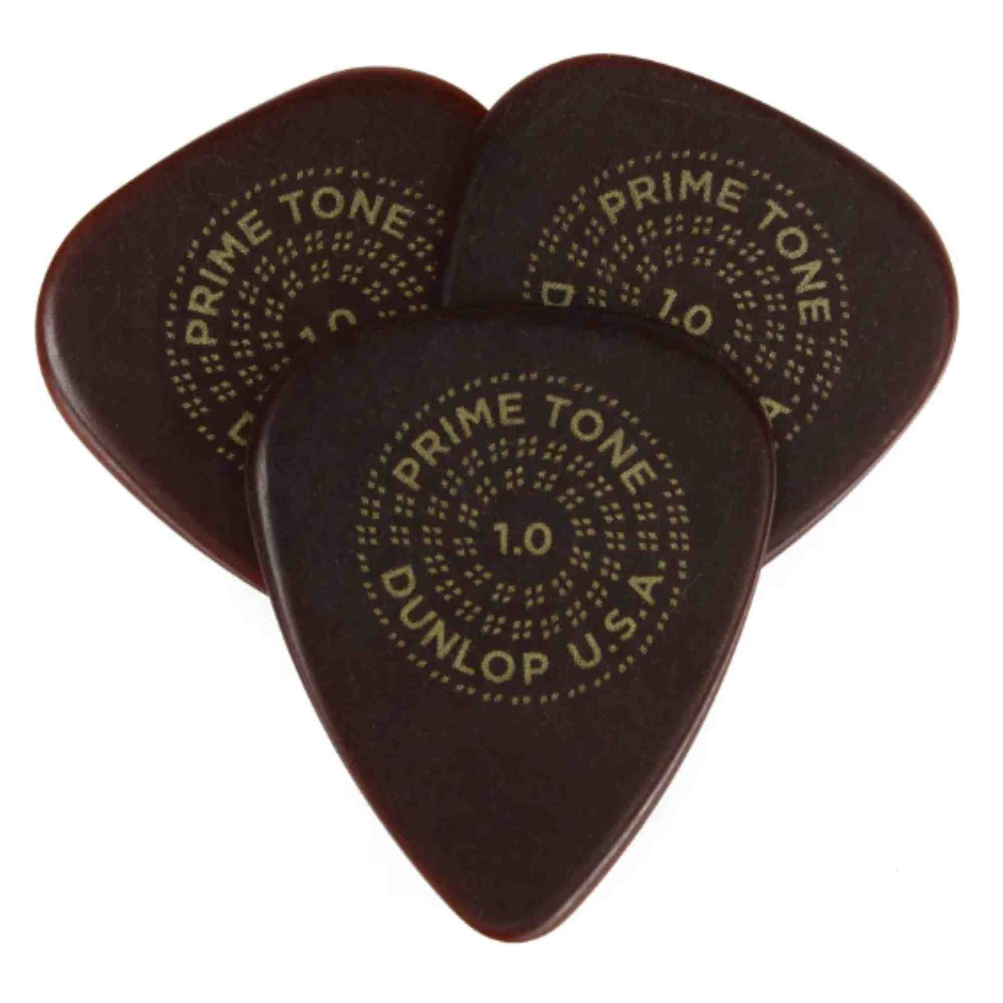 Dunlop Primetone Standard Sculpted Plectra Pick 1.0mm - 3 Pack ...