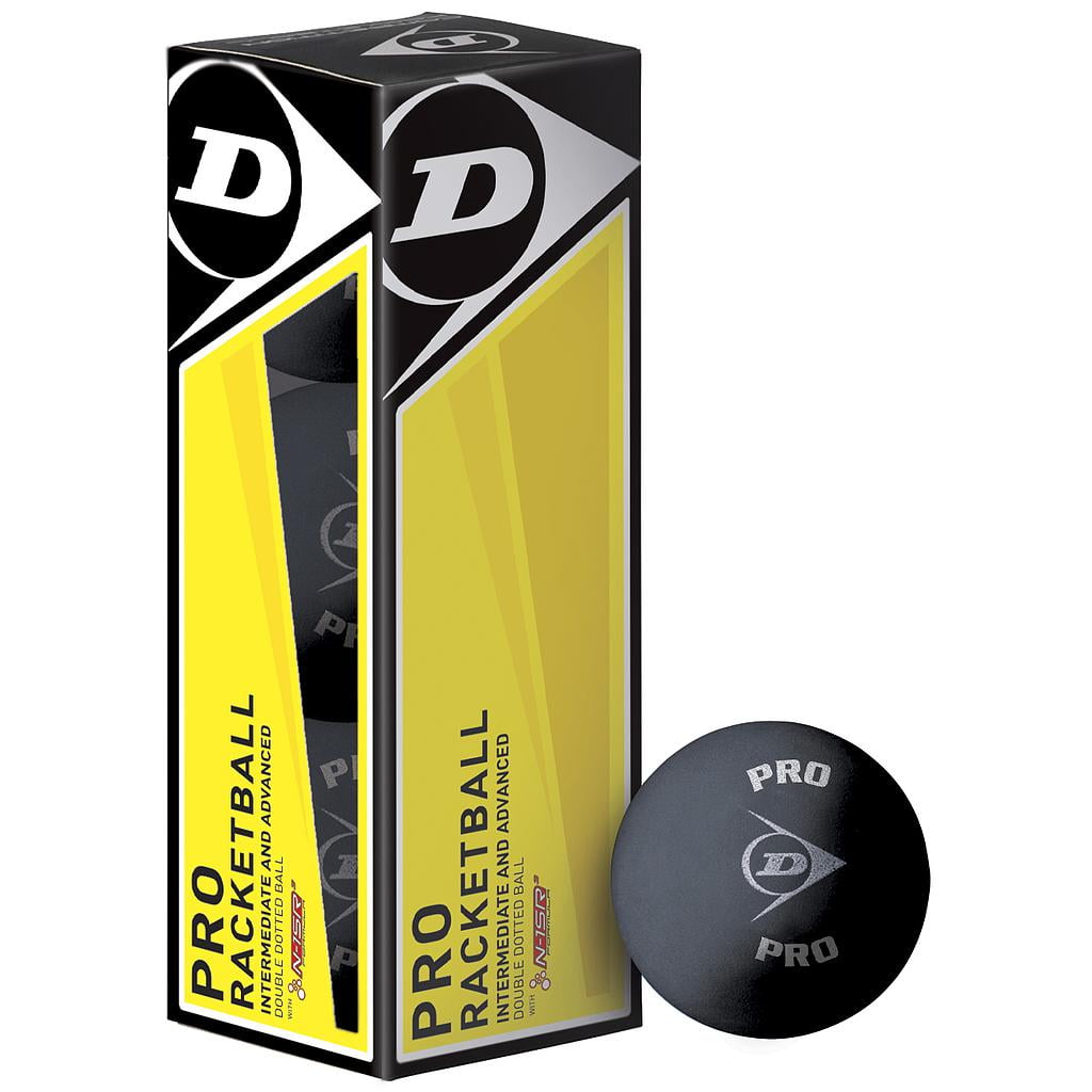 Dunlop Pro Racquetball Balls (Pack of 3) - Walmart.com