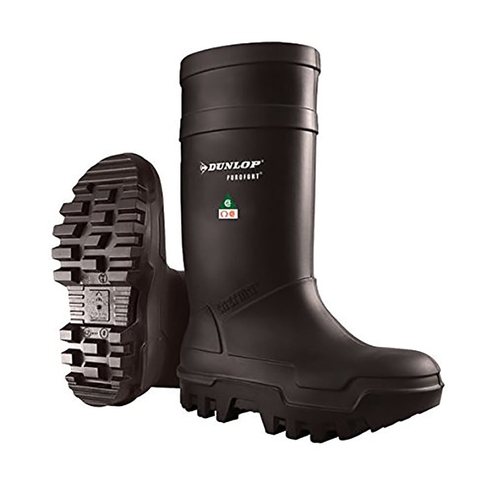 Dunlop Purofort Thermo full Safety Men's Knee Boots Black in 14 ...