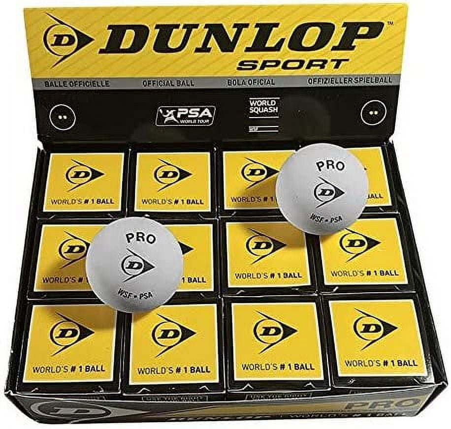 Dunlop Squash Balls Pro White Box 12 White - Walmart.com