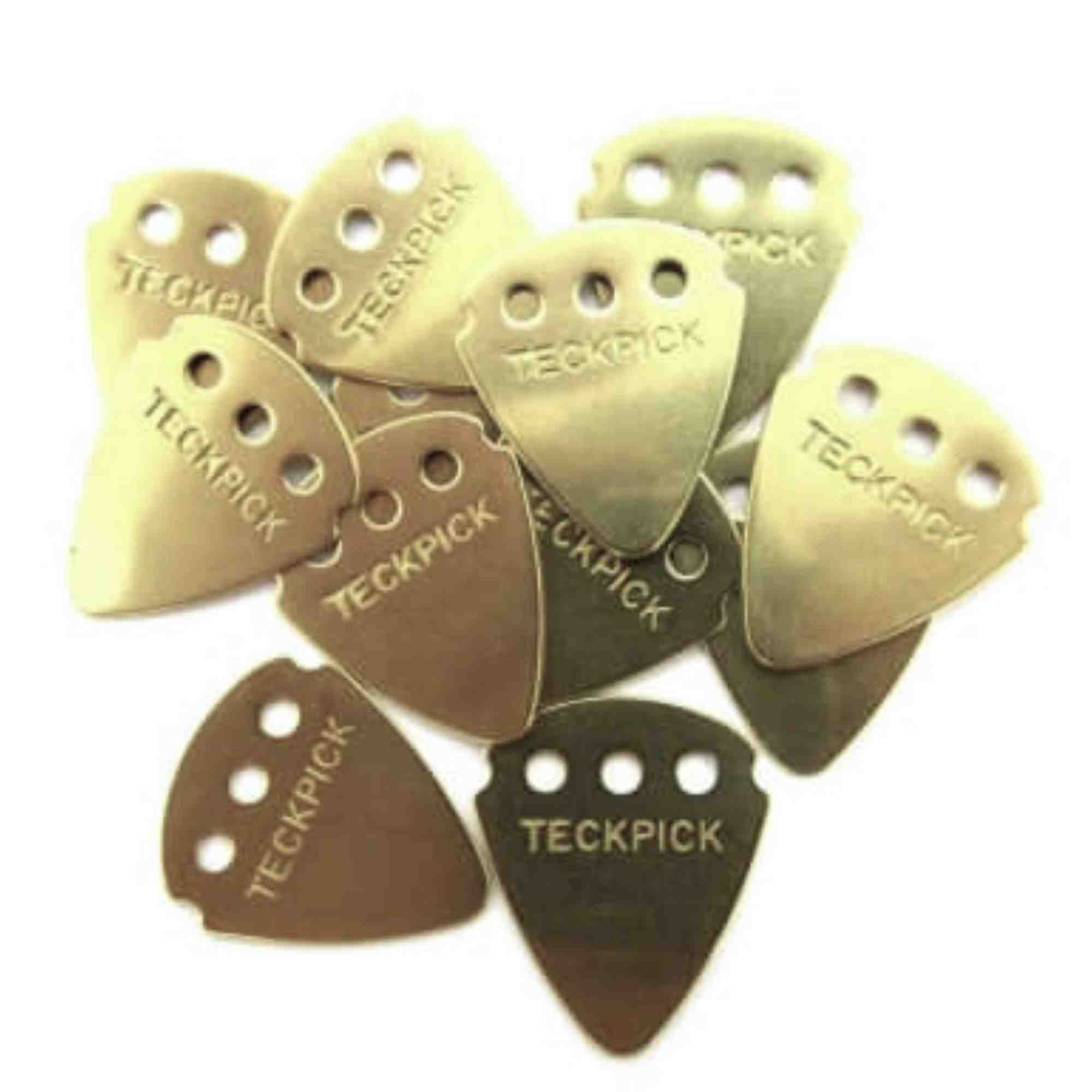 Dunlop Teckpick Standard Guitar Picks - Brass - Medium - 12 picks ...
