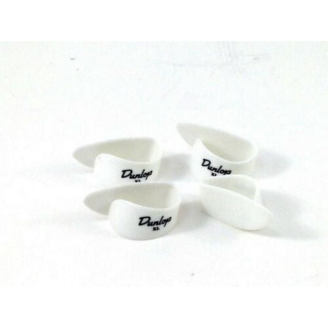 Dunlop Thumb Picks 4 Pack White Extra Large (9004P) Guitar banjo ...