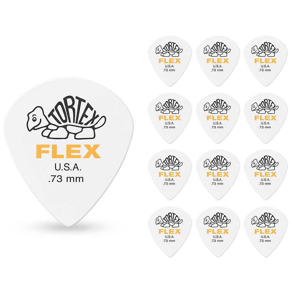 Dunlop Tortex Flex Jazz III Guitar Picks | .73mm | 12 Pack - Walmart.com