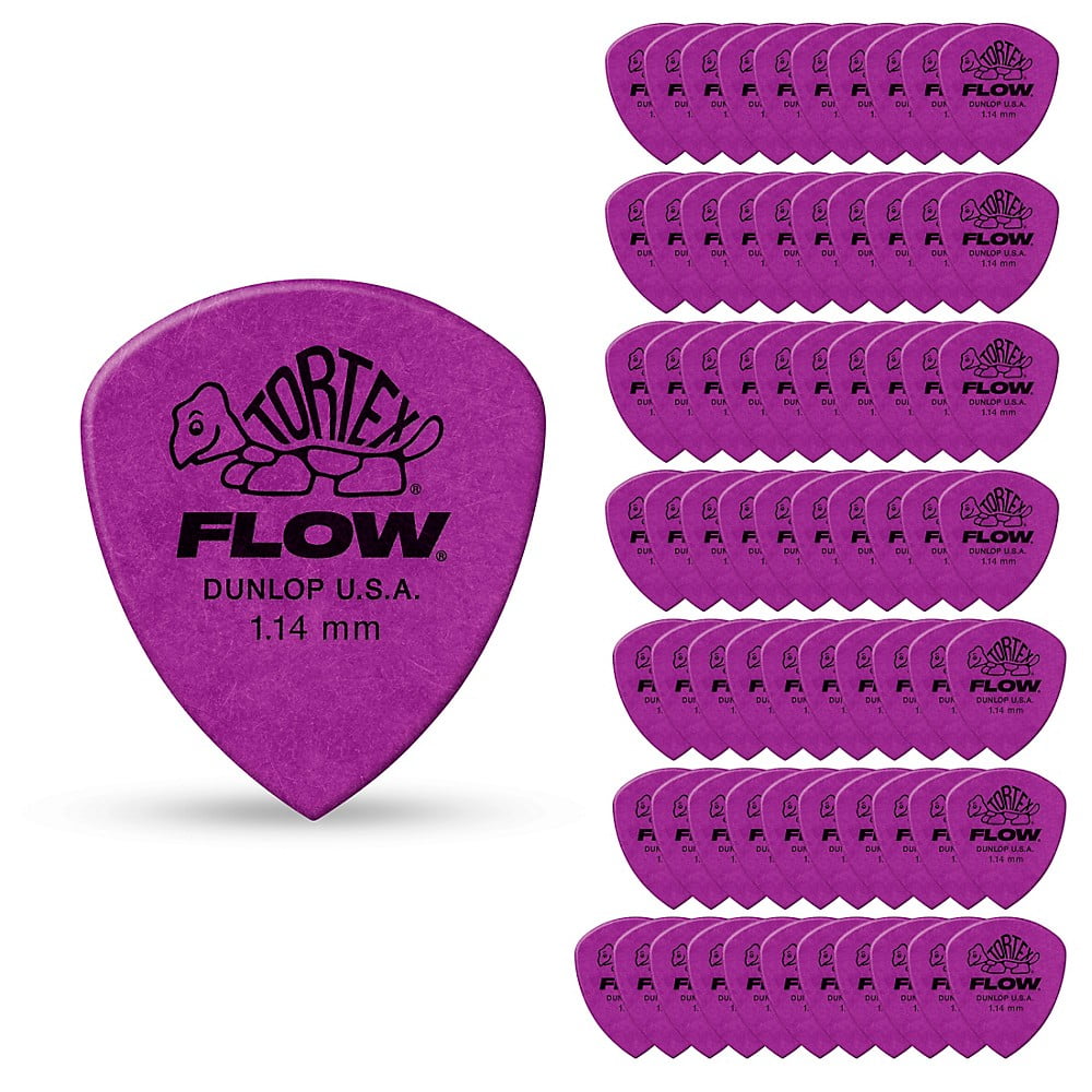 Dunlop Tortex Flow Guitar Picks STD PK-72 1.14 mm 72 Pack - Walmart.com