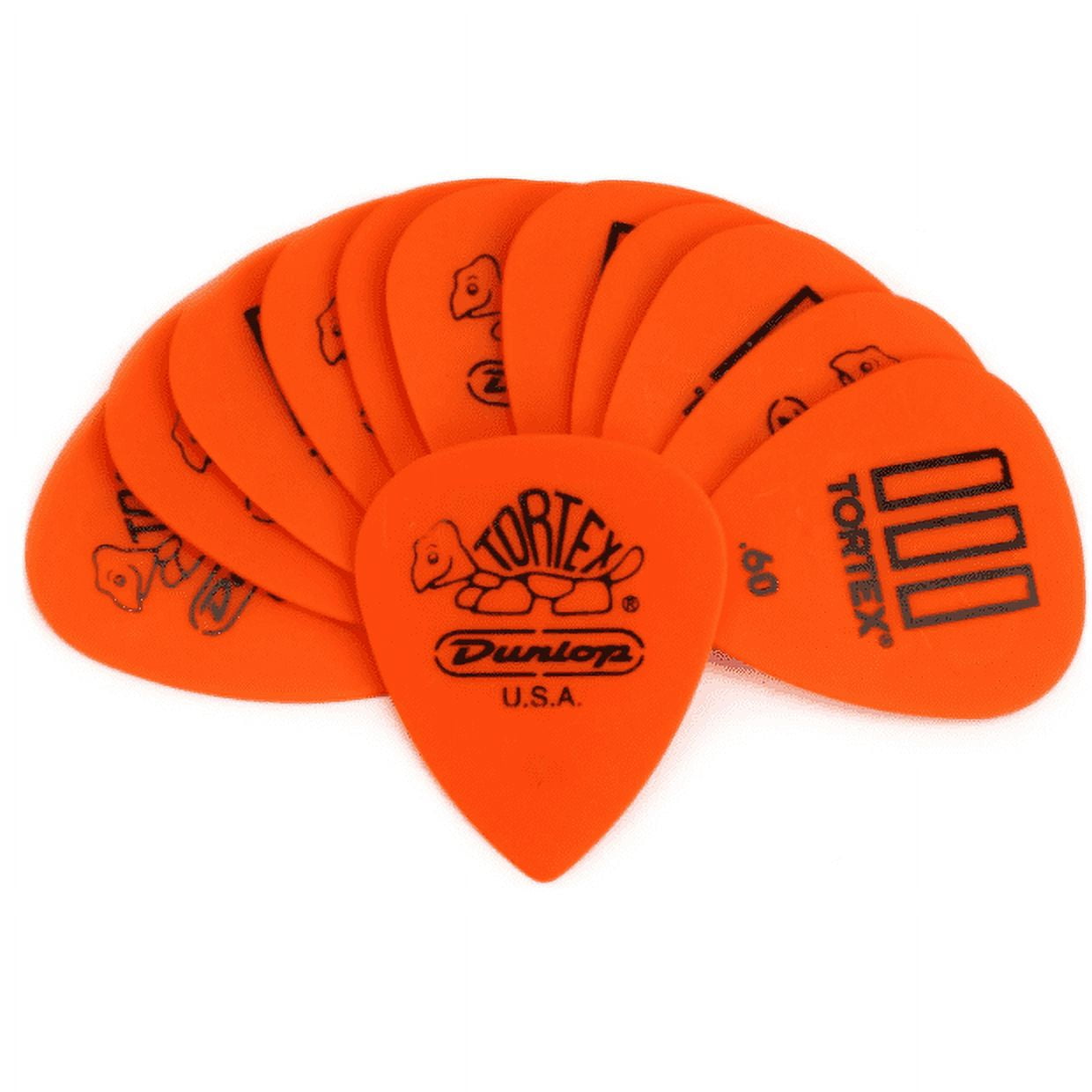 Dunlop Tortex T3 Sharp Tip Guitar Picks | 12-Pack | .60 mm - Walmart.com