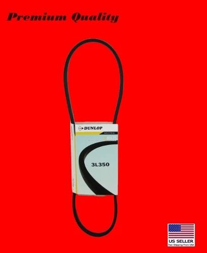 Dunlop V Belt 3L350 Industrial Grade 3/8" X 35" Hvac Lawn Mower Auto ...