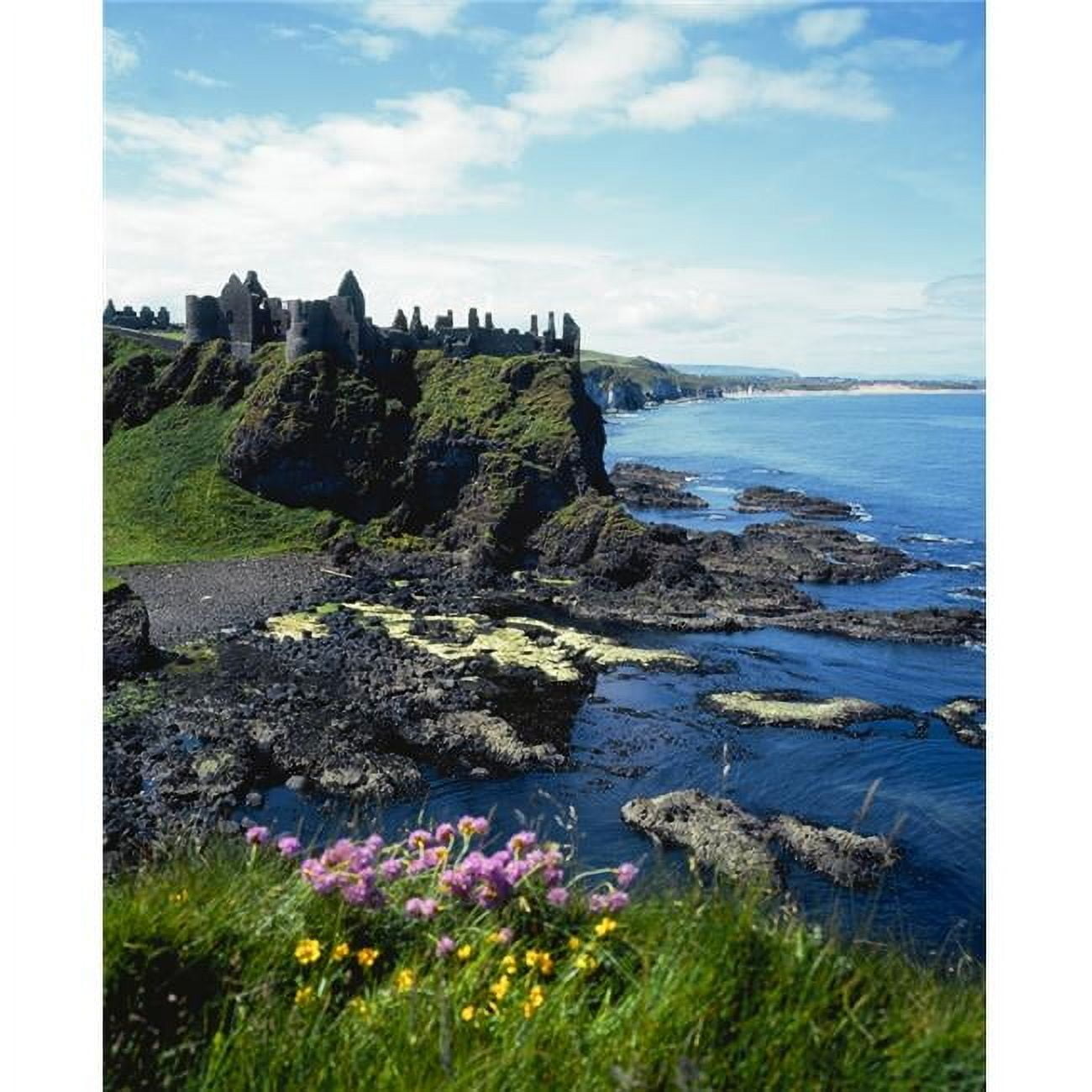Dunluce Castle Co Antrim Ireland Poster Print - Walmart.com