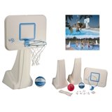 Dunn Rite PoolSport Stainless Combo: Portable Pool Volleyball Net ...