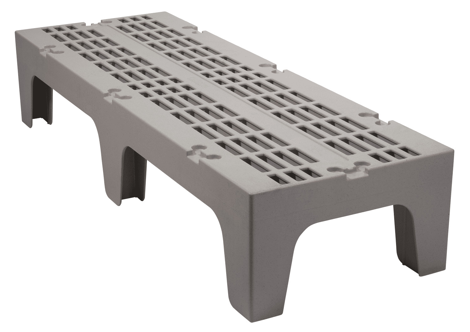 Dunnage Rack with Slotted Top 60" Speckled Gray - Walmart.com