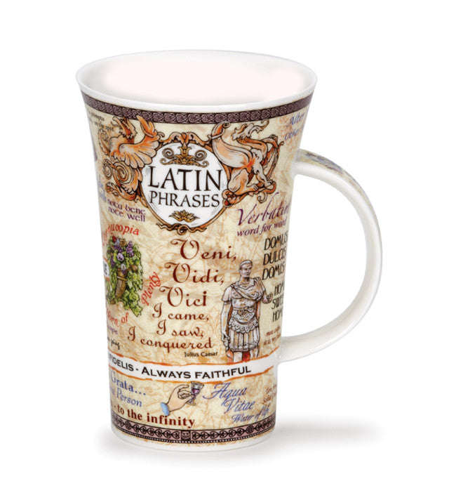 Dunoon 1Pack Latin Phrases Fine Bone China Mug Glencoe Style By Dunoon ...